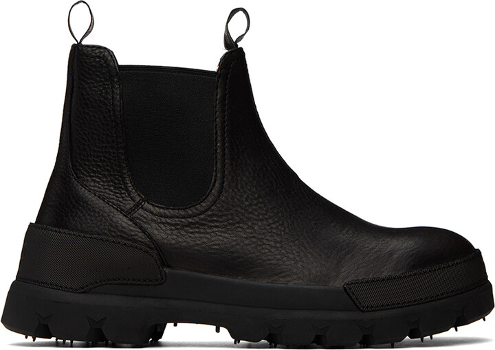 Polo Ralph Lauren Black Oslo Chelsea Boots - ShopStyle