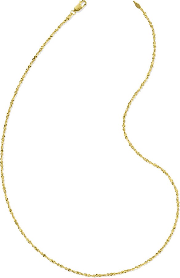 Kendra Scott Opulent Nugget Chain Necklace in 18k Gold Vermeil | Metal ...
