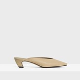 Theory Soft Square Toe Mule in Leather - ShopStyle
