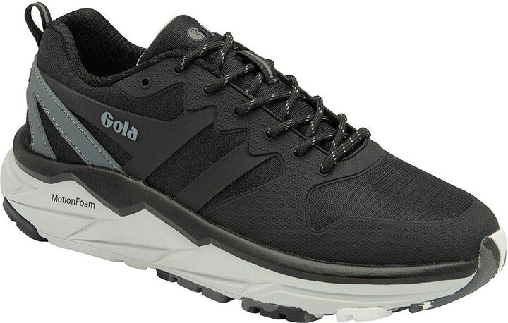 'Thunder 2' Water Resistant Mesh All Terrain Running Trainers - Black ...