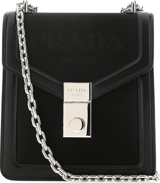 Prada Cahier Leather Shoulder Bag - ShopStyle