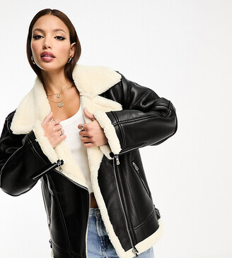 ASOS Women's Leather & Faux Leather Jackets | ShopStyle
