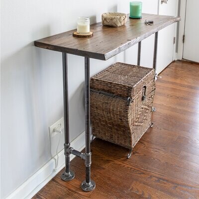 Pipe Decor 48" Console Table With Industrial Steel Pipe Legs - ShopStyle