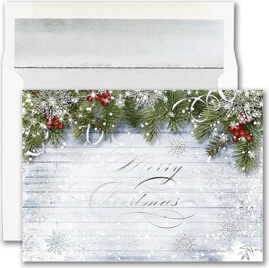 JAM Paper & Envelope JAM Paper Blank Christmas Cards & Matching ...