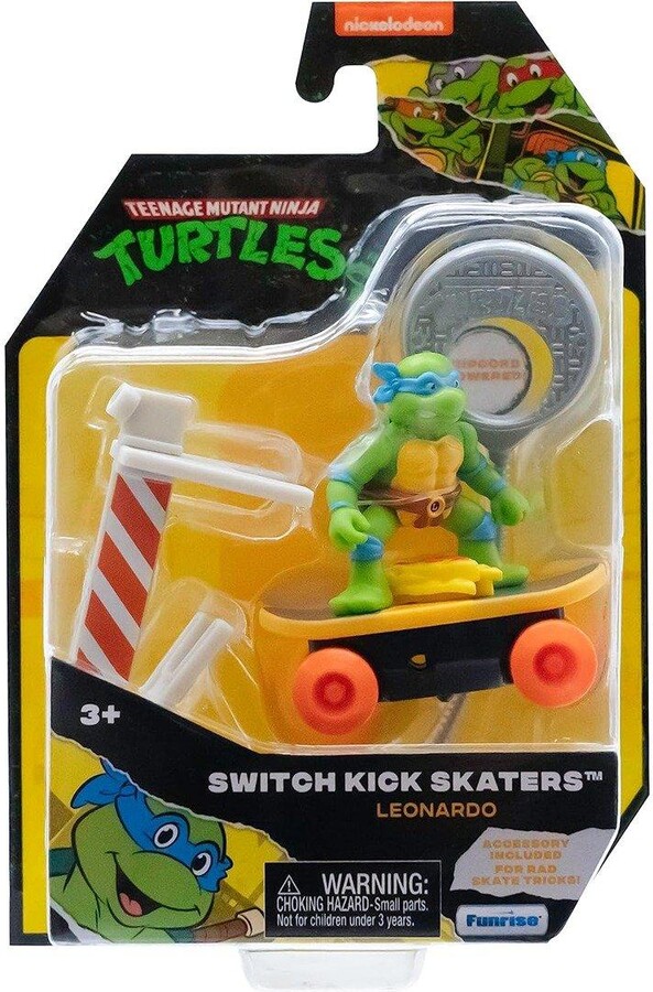 Teenage Mutant Ninja Turtles Switch Kick Skaters Action Figure (Styles ...