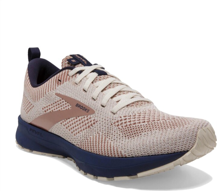 Brooks Revel 5 Running Shoe in Navy/Copper - ShopStyle