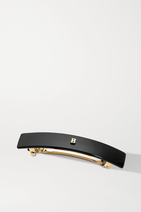 Balmain Paris Hair Couture Medium Acetate Hair Clip - Black - ShopStyle