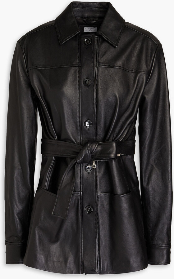 E.L.V. DENIM X THE OUTNET The Modular convertible leather jacket ...