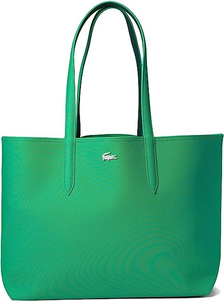 Lacoste Anna Large Reversible Shopping Bag (Verdier Sinople) Handbags ...