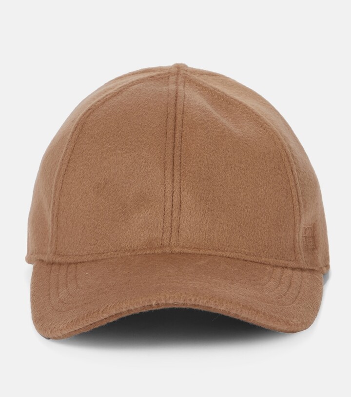 Totême Wool and cashmere baseball cap - ShopStyle Hats