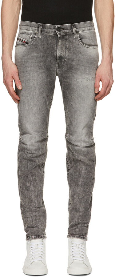 Diesel Grey D-Strukt Jeans - ShopStyle