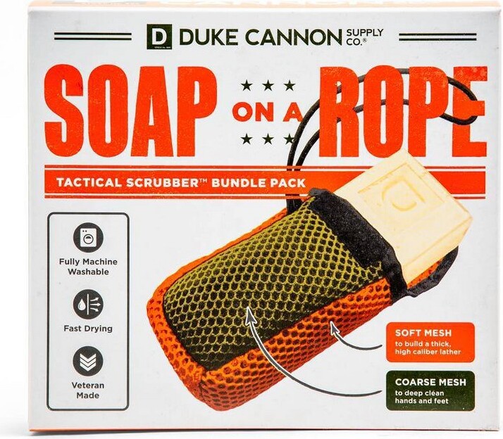 Duke Cannon Supply Co. Tactical Soap on a Rope + Bourbon Bar Soap ...