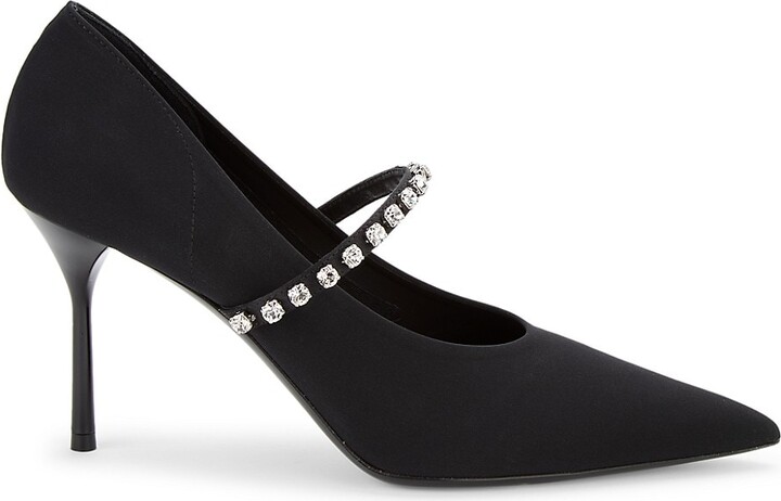 Miu Miu Crystal-Embellished Pumps - ShopStyle
