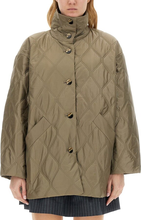Ganni Quilted Jacket - ShopStyle