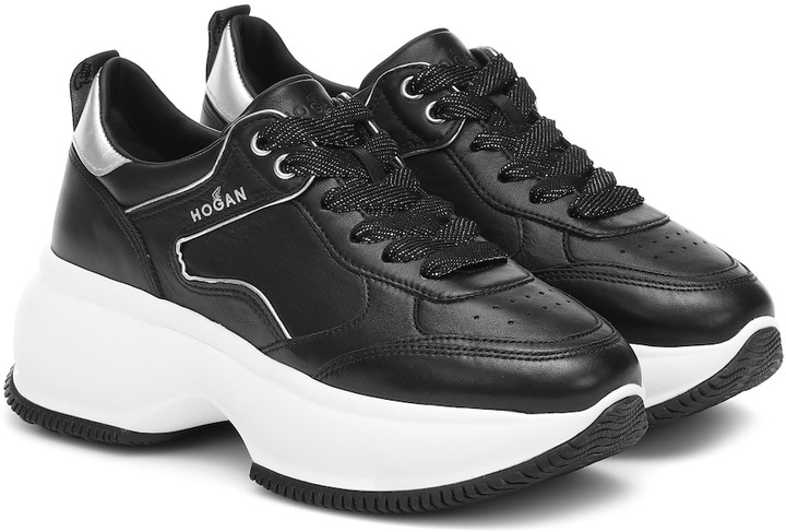 Hogan Maxi I Active leather sneakers - ShopStyle