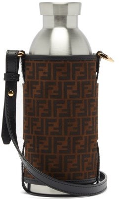 Fendi Ff-logo Suede Water Bottle Holder - Brown Multi - ShopStyle Women ...