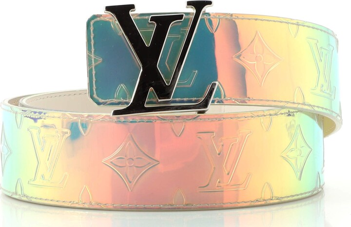Louis Vuitton Shape Reversible Belt Limited Edition Monogram Prism PVC ...