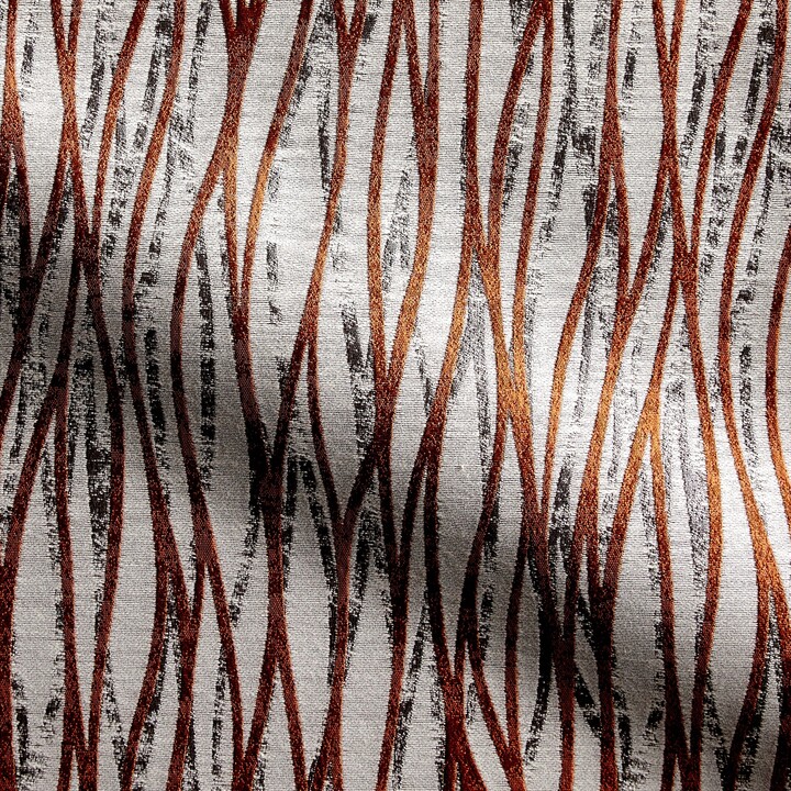 Dunelm Linear Made to Measure Fabric By the Metre Linear Burnt ...