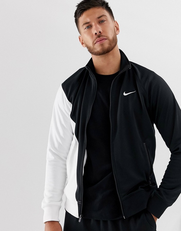 Nike logo contrast track jacket - ShopStyle Clothes and Shoes