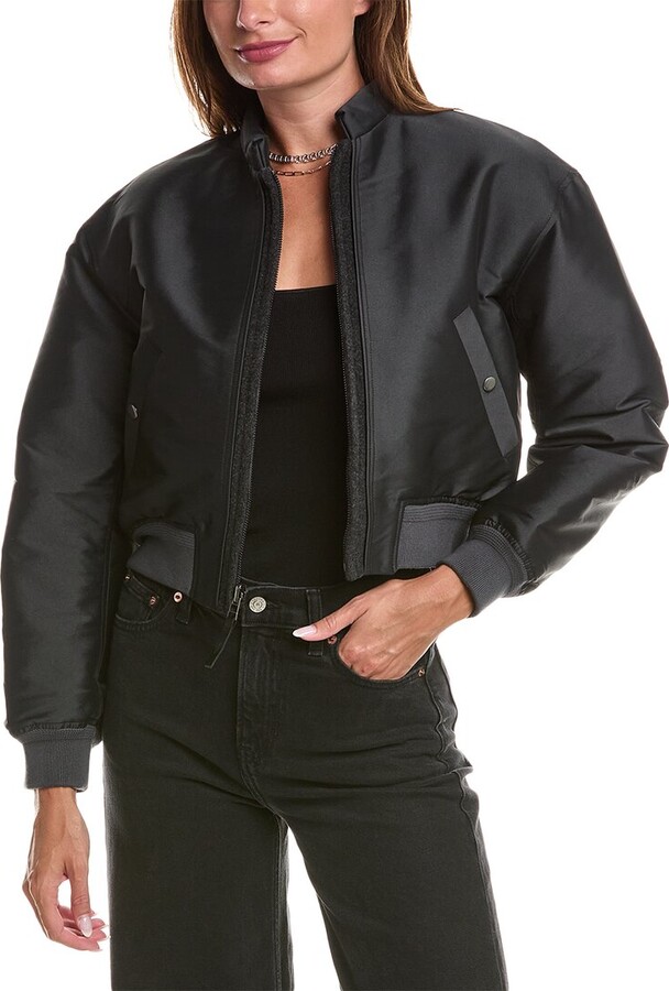 Theory Reversible Bomber Jacket - ShopStyle