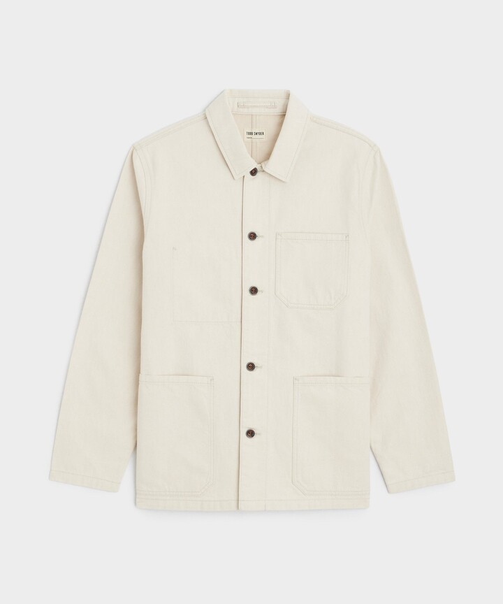 Todd Snyder Lightweight Japanese Selvedge Chore Coat in Canvas ...
