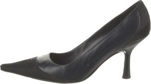 Chanel Vintage Interlocking CC Logo Pumps - ShopStyle