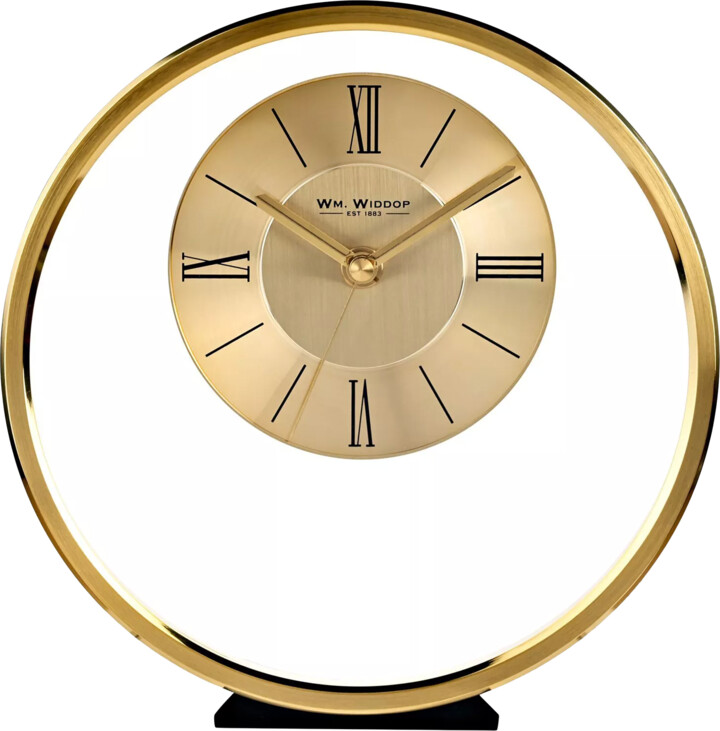 William Widdop Round Analogue Roman Numeral Mantel Clock - ShopStyle
