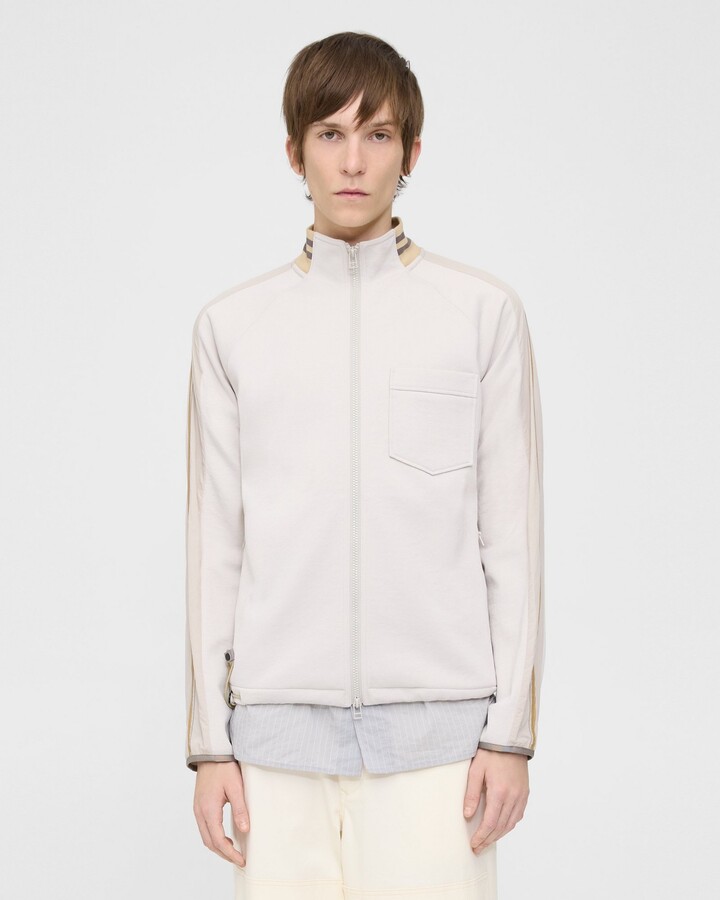 Theory Textured Knit Track Jacket - ShopStyle