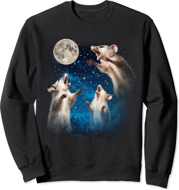 Funny Cursed Memes Apparel & Gifts Shop Funny Three Possum Icy Moon 3 ...