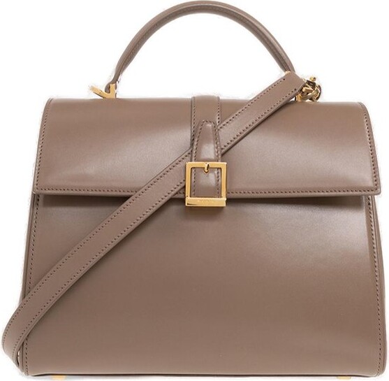 Saint Laurent Le Fermoir Small Top Handle Bag - ShopStyle