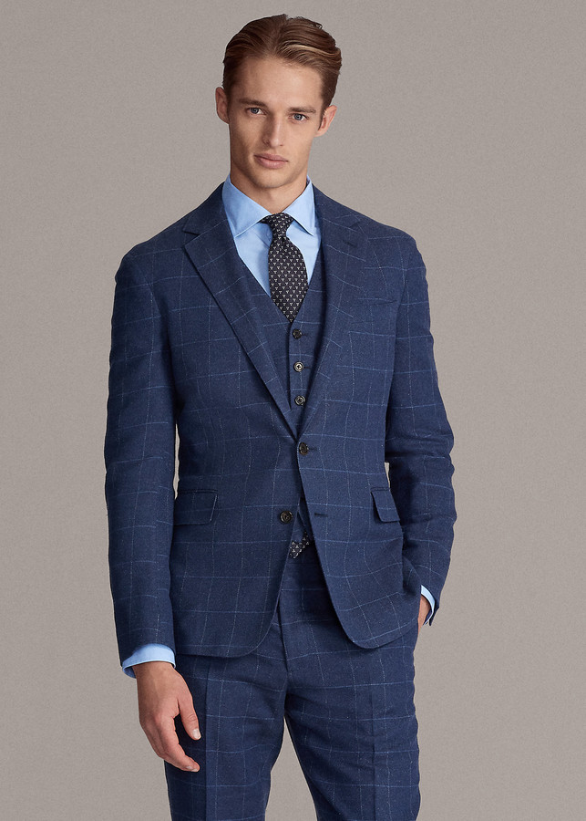 Ralph Lauren Hadley Windowpane Suit Jacket - ShopStyle Sport Coats ...