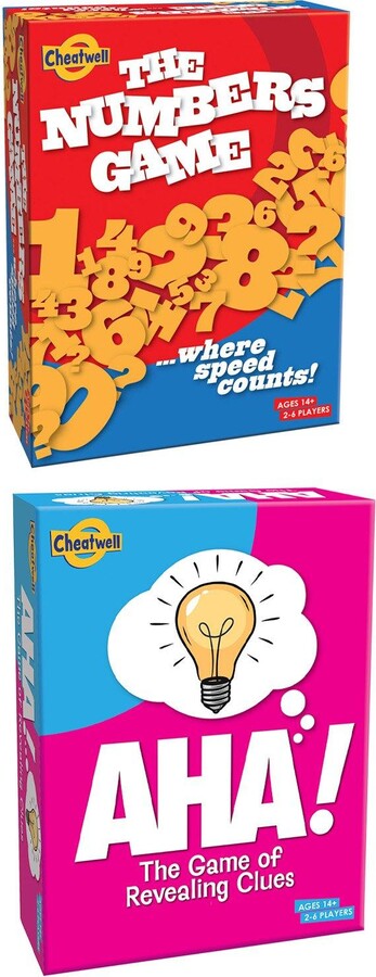 Cheatwell Games The Numbers Game & Aha! Bundle: The Perfect Set for ...