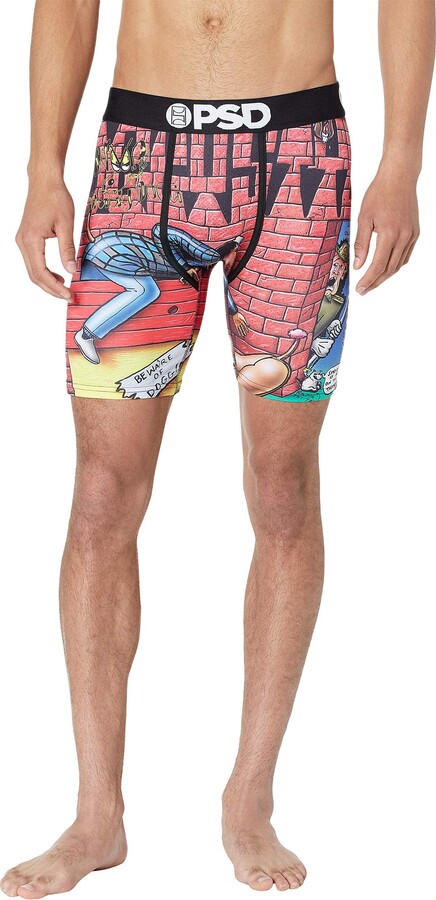 PSD Underwear Men's Stretch Wide Band Boxer Brief Underwear Bottom ...