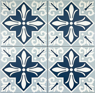 Tile Cart Cathedral 8" x 8" Porcelain Patterned Wall & Floor Tile ...