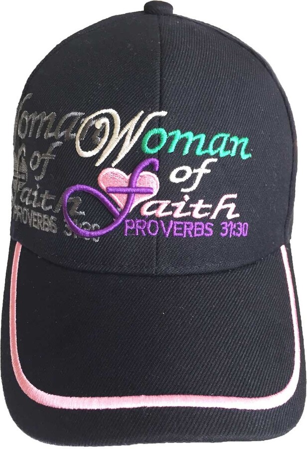 Aesthetinc Woman of Faith Bible Verse Christian Church Baseball Cap Hat ...