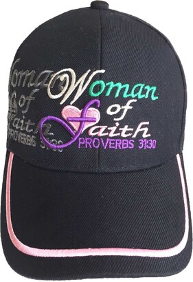 Aesthetinc Woman of Faith Bible Verse Christian Church Baseball Cap Hat ...