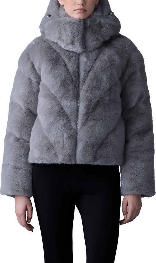 Mackage Anik Faux Fur Quilted 750 Fill Power Down Jacket with Removable ...