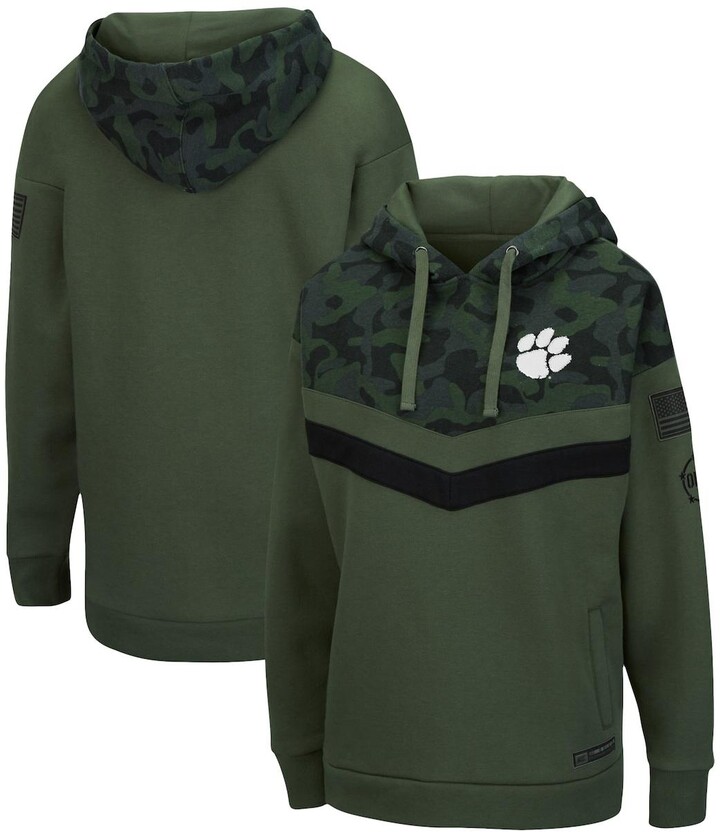 Colosseum Women's Olive, Camo Clemson Tigers Oht Military-Inspired ...