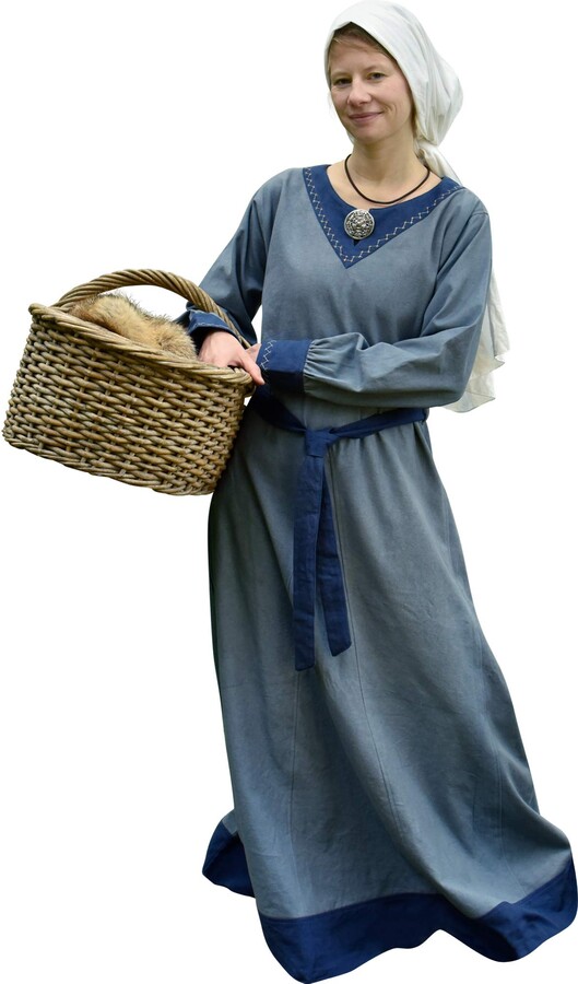 Battle-Merchant Jona - Ladies Medieval Dress with Belt - LARP Viking ...