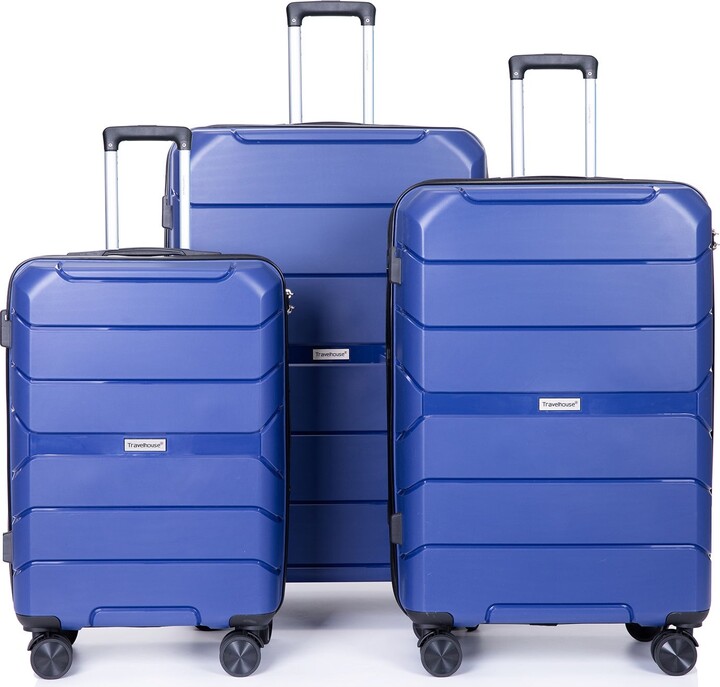 EDWINRAY Spinner Luggage Sets of 3 with TSA Lock, Expandable Hardshell ...