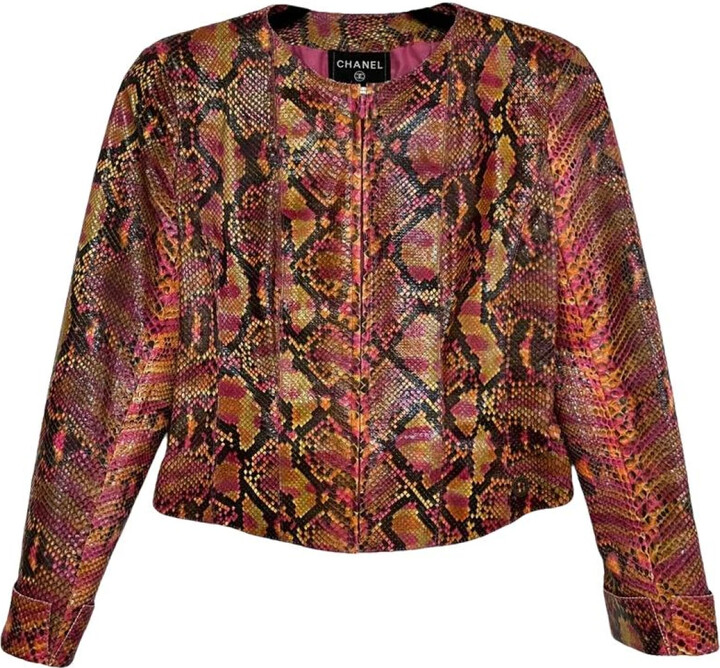 Chanel Python jacket - ShopStyle