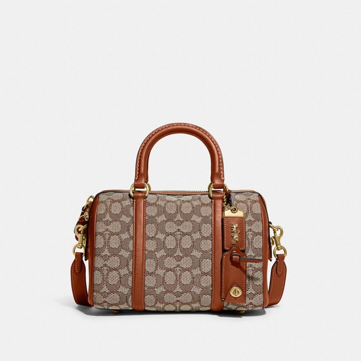 Coach Ruby Satchel 25 In Signature Textile Jacquard - ShopStyle