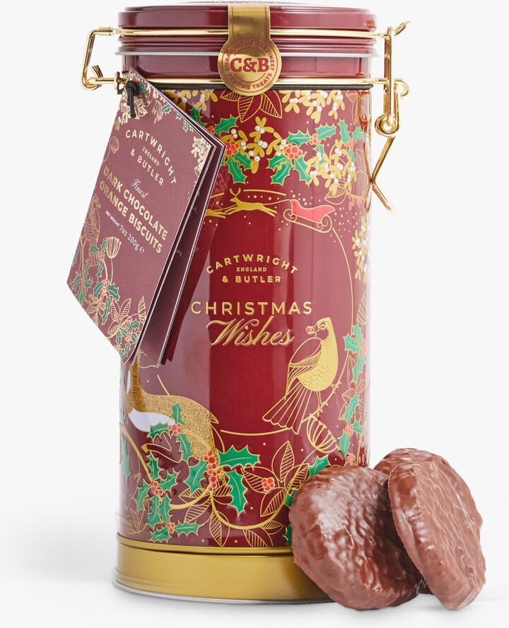 Cartwright & Butler Christmas Wishes Musical Biscuit Tin - ShopStyle ...