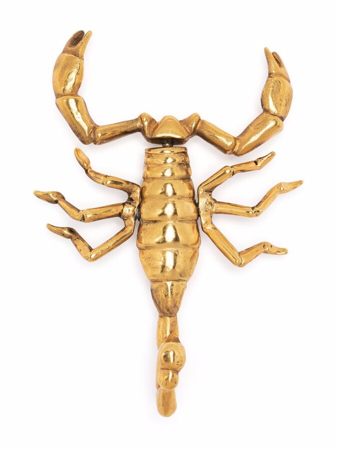 Saint Laurent Scorpion Pin Brooch - ShopStyle