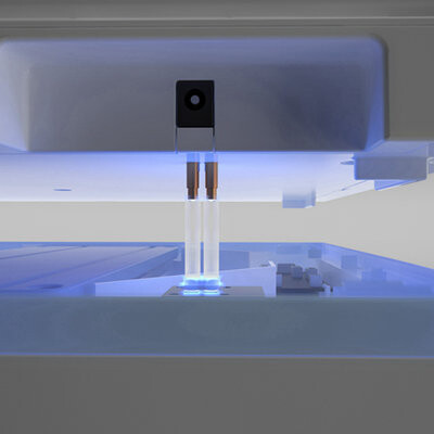 HOVEYY Smart LED Display Case, Auto Clear Shoe Storage Boxes With LED ...