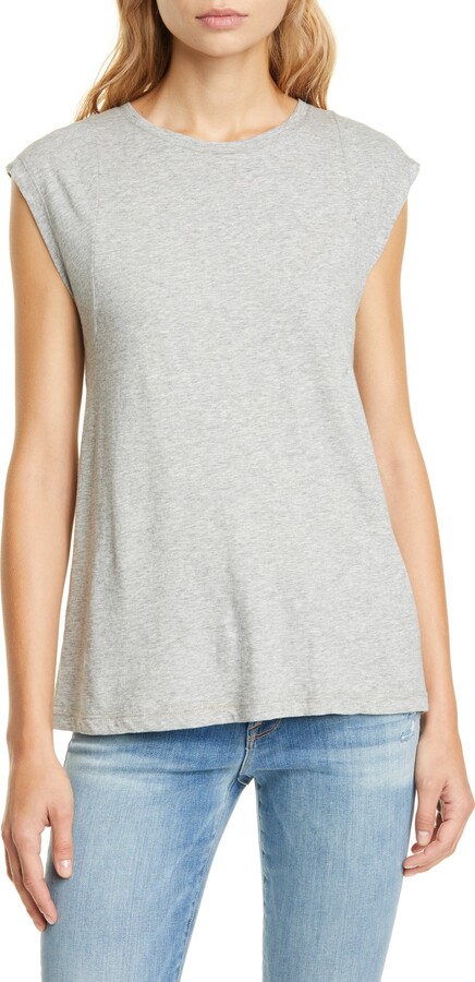 Frame Le High Rise Muscle Tee - ShopStyle T-shirts