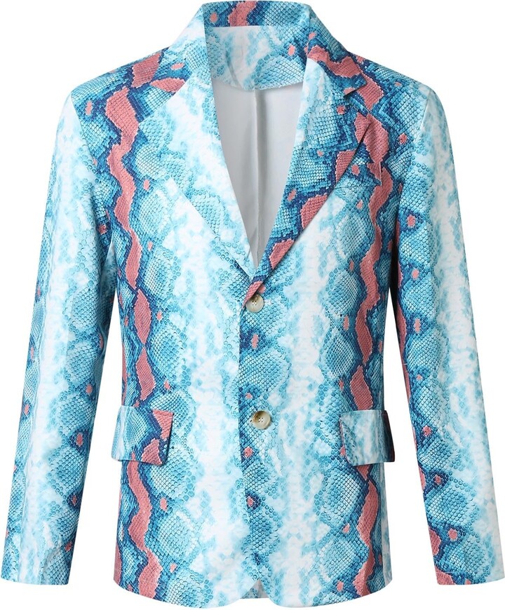 Generic Men's Suit Jacket Regular Fit Solid Dress Dinner Party Prom ...