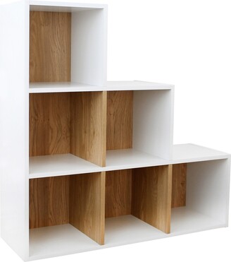 Dunelm Rome Modular 6 Step Cube Shelving Unit White - ShopStyle Baskets ...
