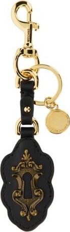 Moschino Baroque Lock Detailed Keychain - ShopStyle