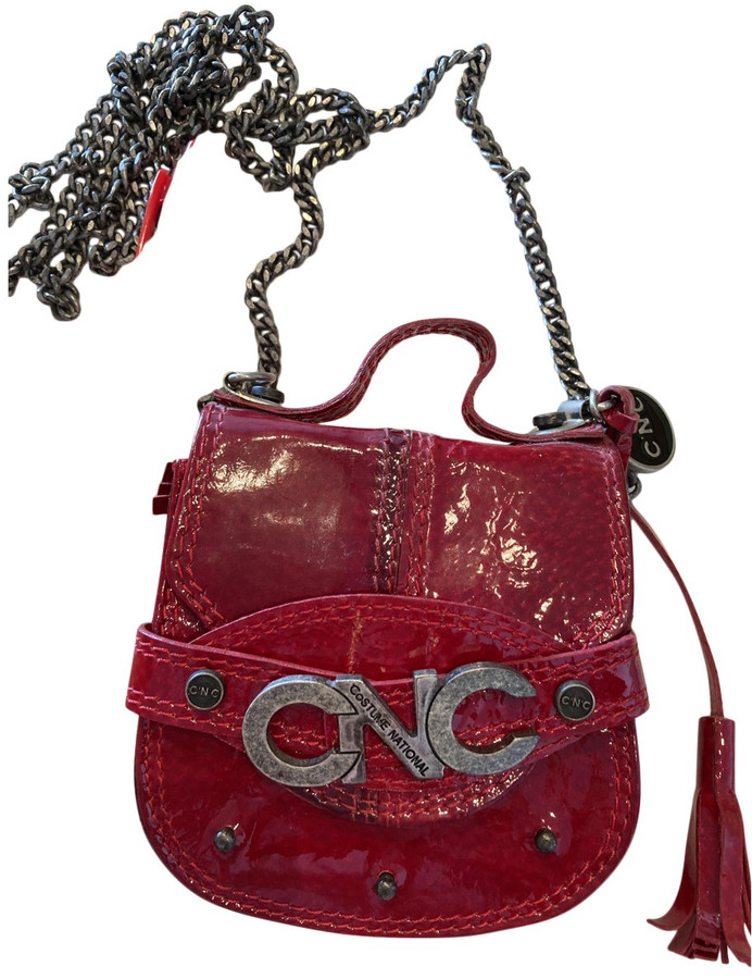 CNC Costume National red Leather Backpacks - ShopStyle